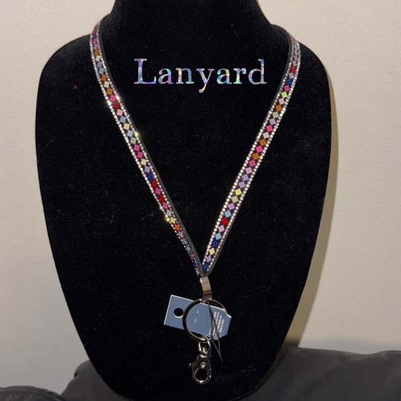 None | Jewelry | Lanyard Bright Diamond Rhinestone Lanyard Fancy Nwt ...